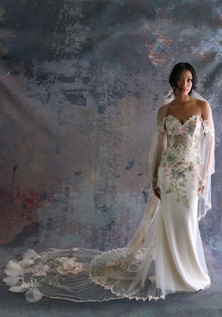 Enchanted Rose Bridal Cape by Claire Pettibone – Claire Pettibone ...